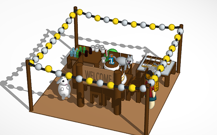 3D design My party has come!!! - Tinkercad