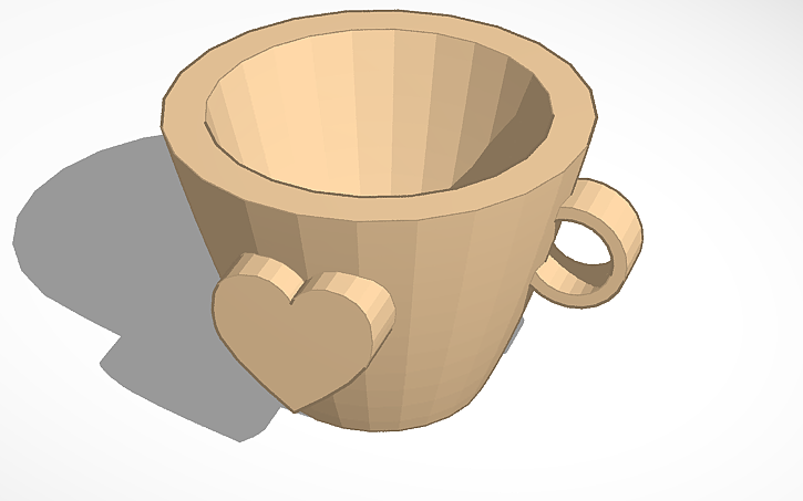 3D design Coffee Cup - Tinkercad