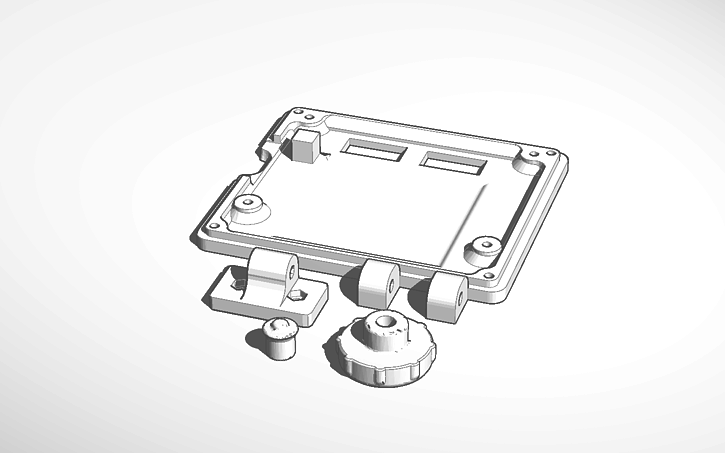 3D design Graphic Display LCD - Tinkercad