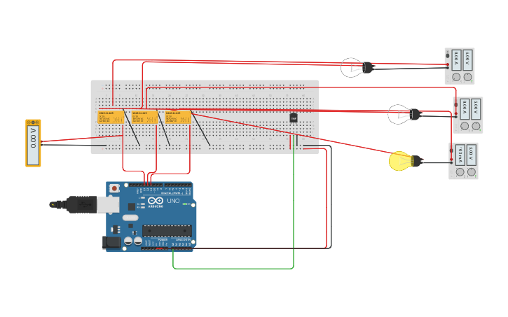 Circuit design Arduino sensor LM35 4 A DSM - Tinkercad