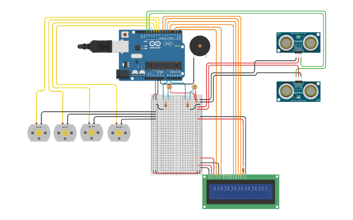 Circuit design M242 Arduino-Projekt | Tinkercad