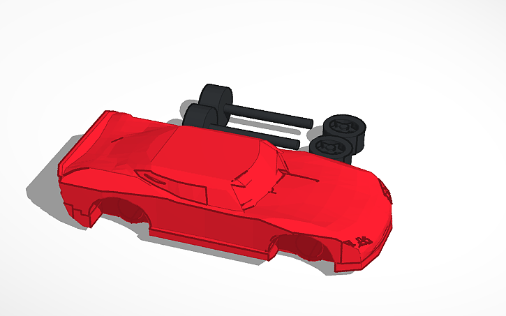 3D design Hot Wheels car - Tinkercad