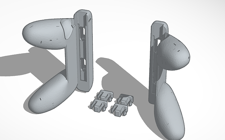 3D design Single Joy Con Grip - Tinkercad