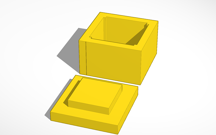 3d Design Box With Lid Tinkercad