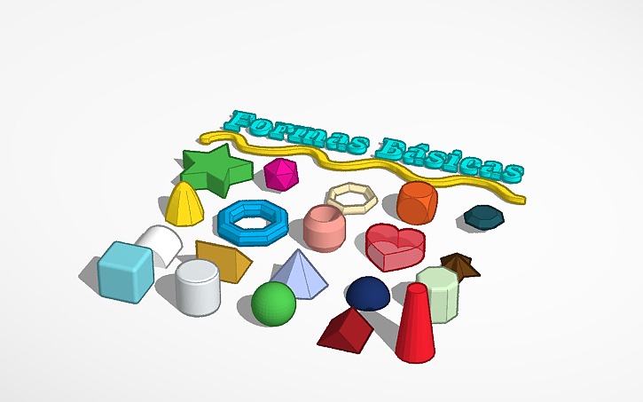 3D design Formas básicas | Tinkercad