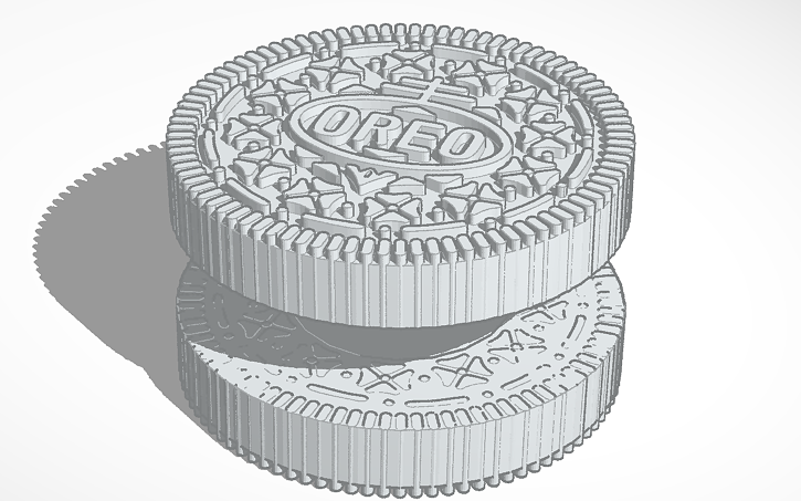3d Design Oreo Earbud Holder Tinkercad