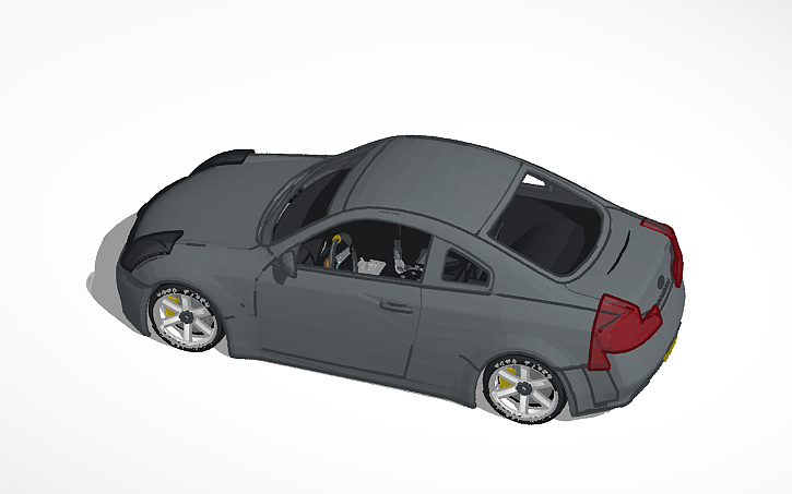 3D design infinity g35 coupe scan - Tinkercad