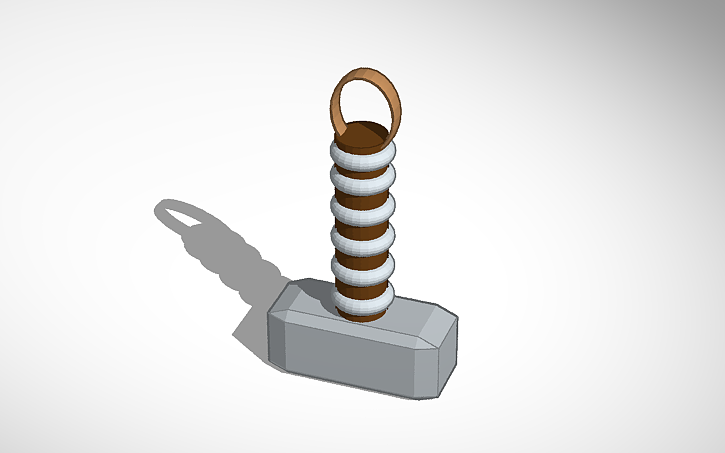3D design Thor's Hammer | Tinkercad