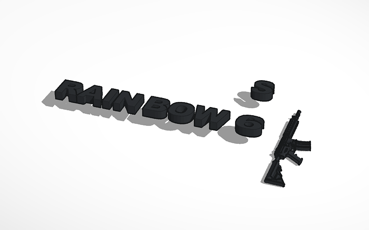 3D design Copy of M4A4 from CS:GO - Tinkercad