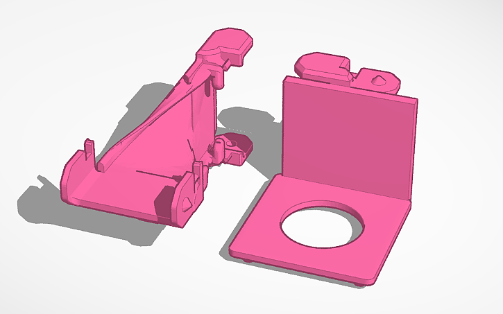 3D design ender 3 sprite extruder motor cable chain holder - Tinkercad