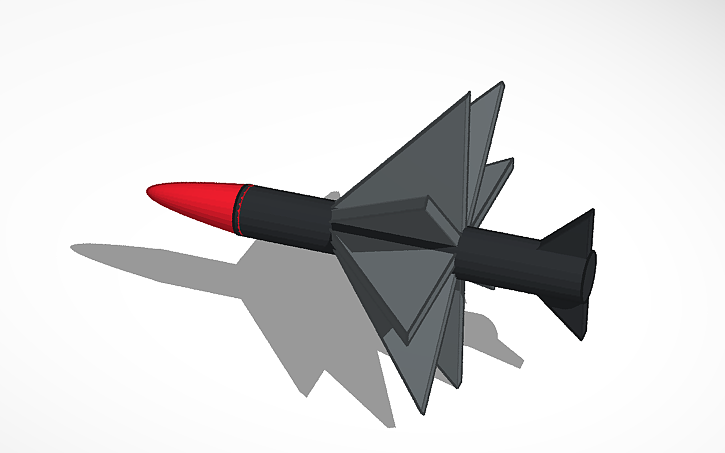 3d Design Ultra Missile Tinkercad 