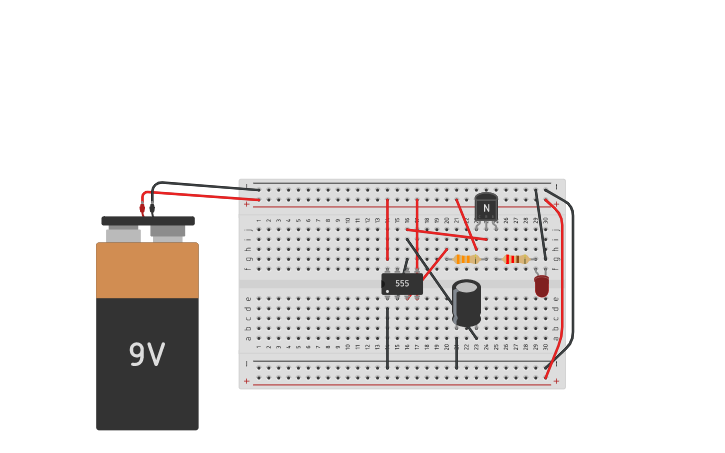 Circuit design Copy of Atividade 3 - Fade com um LED | Tinkercad