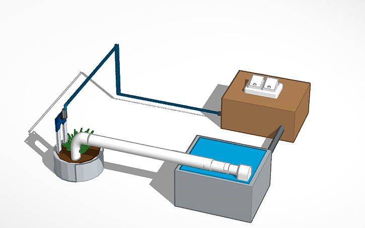 3D design Copy of Smart Plant Irrigation System - Tinkercad