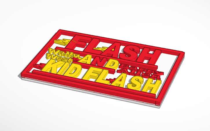3D design The flash | Tinkercad