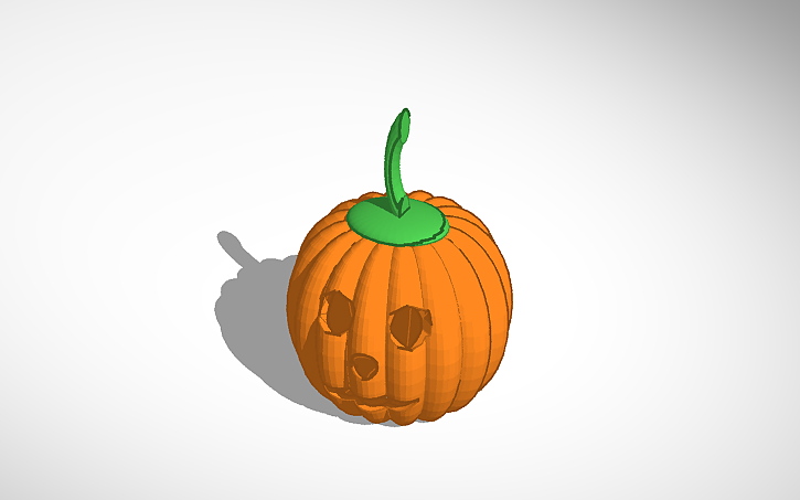 3D design pumpkin | Tinkercad