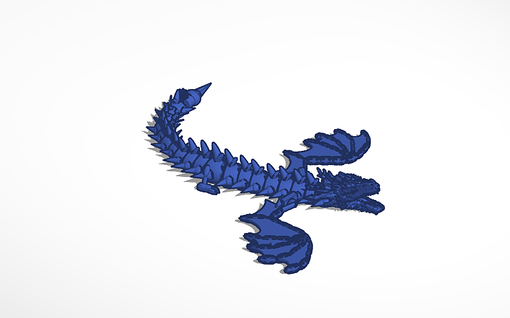 3d Design Moving Dragon Tinkercad