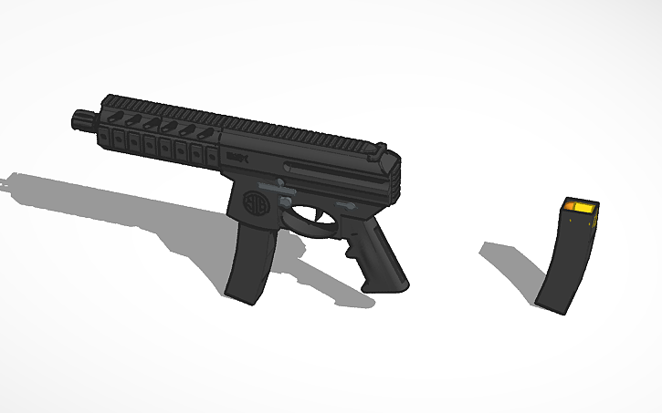 3D design SIG SAUER MPX - Tinkercad