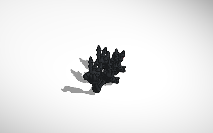 3D design Human Wolf Thing - Tinkercad