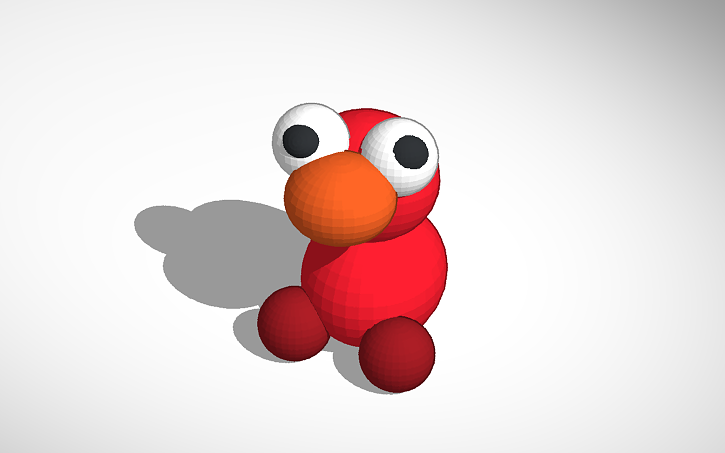3D design elmo | Tinkercad