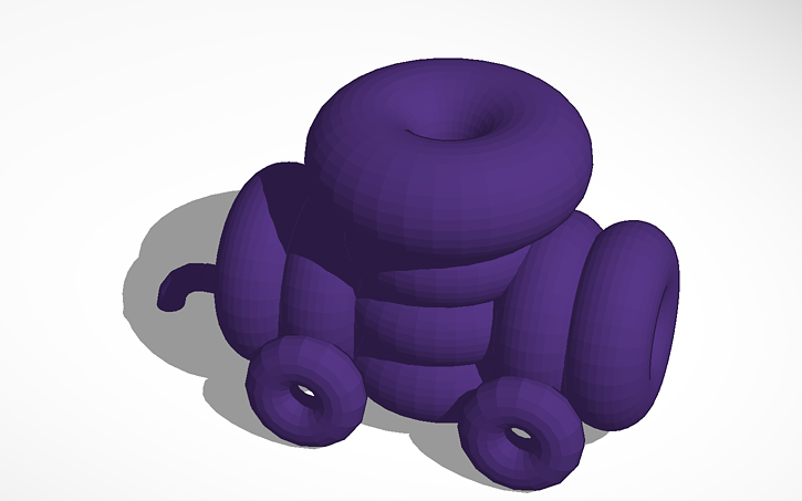 3D design Donut Train Caboose | Tinkercad