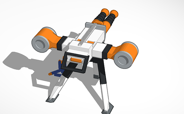 3D design Nerf Gun - Tinkercad