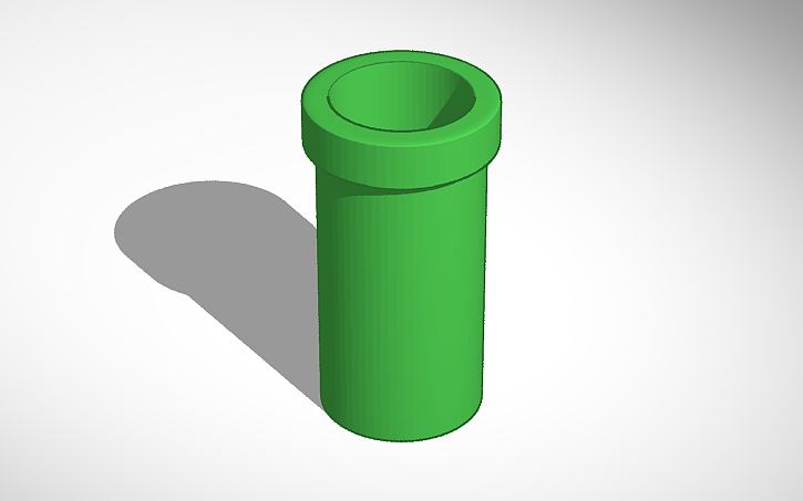 3D design Warp Pipe (Tall) | Tinkercad