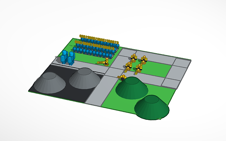 3D design tower defense simulator game - Tinkercad