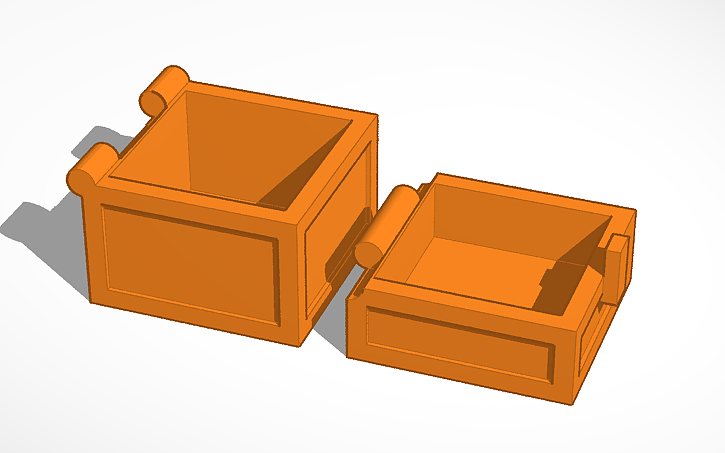 3D design Minecraft chest | Tinkercad