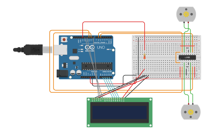 Circuit design EJERCICIO 3 | PC2 | Tinkercad