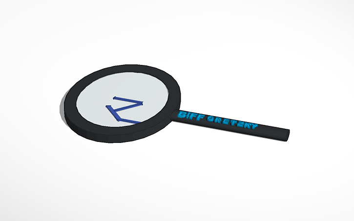3D design Broken magnifying glass | Tinkercad
