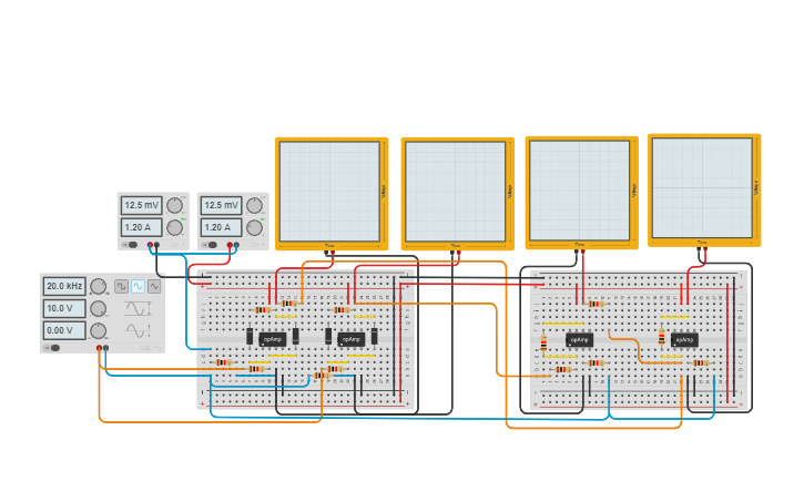 Circuit design Rectificadores con op-amp | Tinkercad