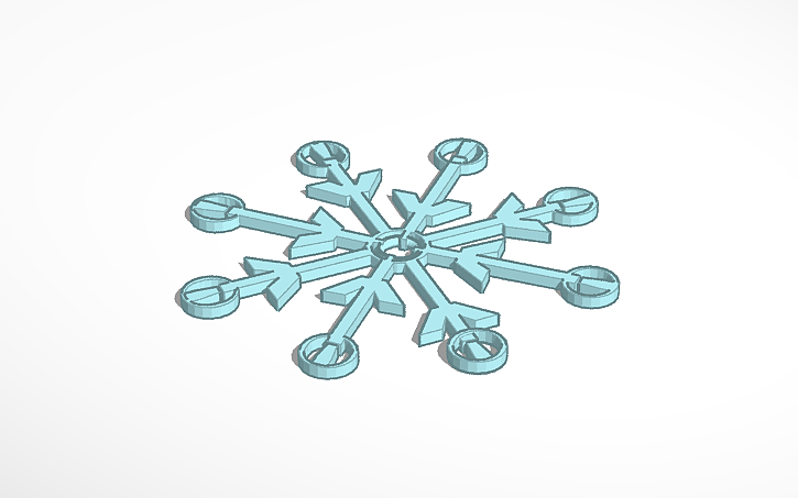 3D design Smidler, K Snowflake | Tinkercad