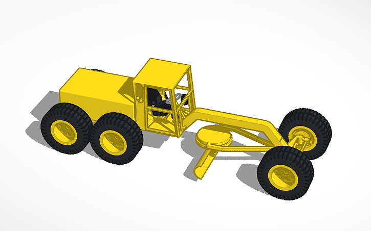 3D design Road Grader | Tinkercad