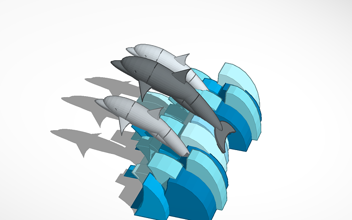 3D design Dolphin - Tinkercad