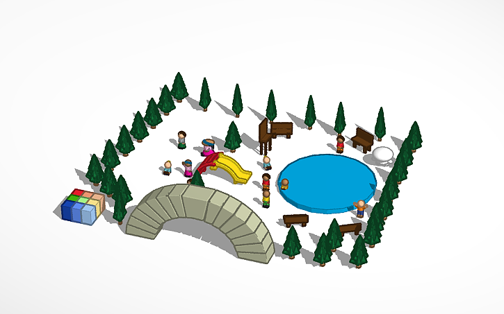 3D design normal park - Tinkercad