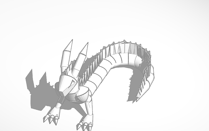 3D design Lindworm - Tinkercad