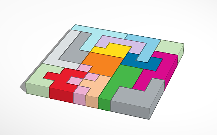 3d Design Puzzle Tinkercad