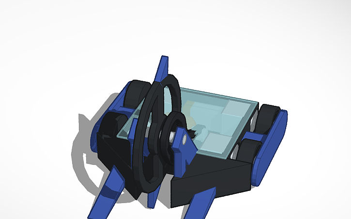 3D design Beetleweight battlebot Kit Typhoon - Tinkercad