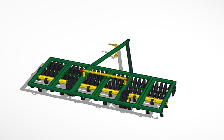 3D design chizell plow - Tinkercad