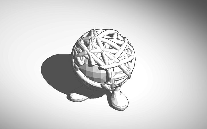 3D design 114 Tangela - Tinkercad