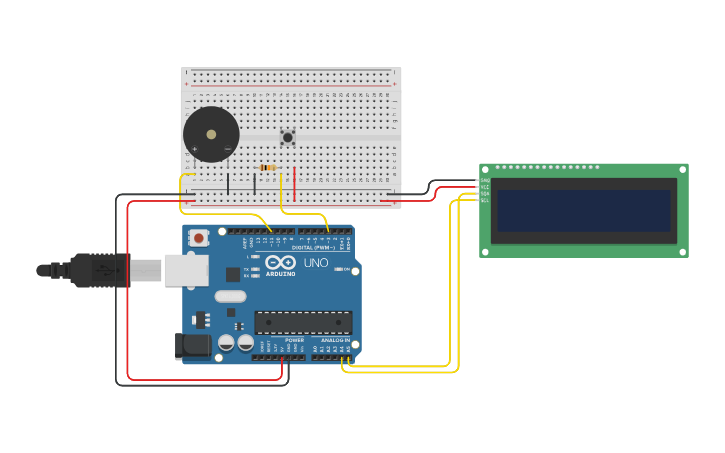 Circuit Design Lab 5 Arduino Lcd And Loops Serial Buzzer Tinkercad 5203