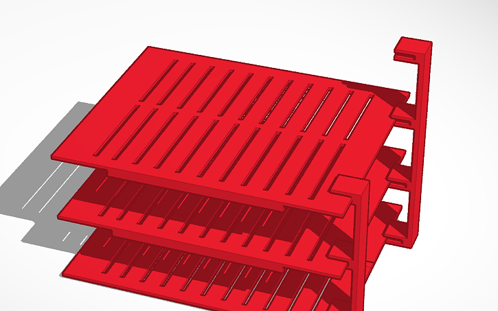 3D design Mini Network Rack | Tinkercad