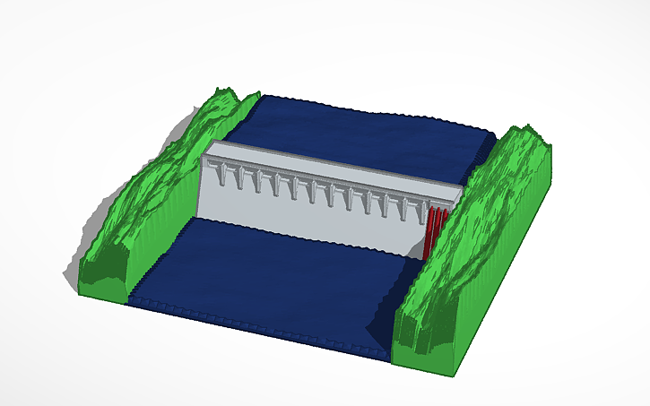 3D design Hydro Station - Tinkercad