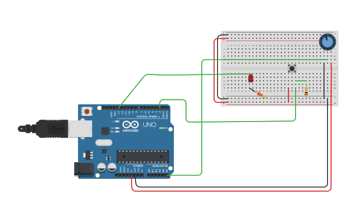 Circuit design Arduino for microwave - Tinkercad