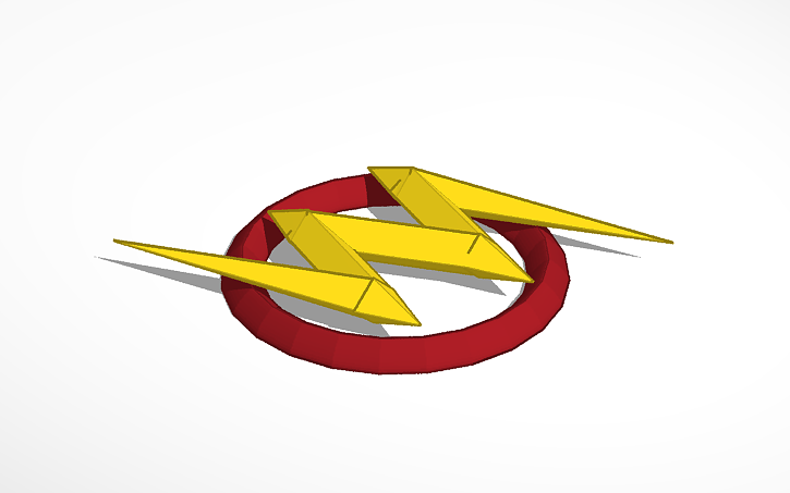 3D design Flash Logo - Tinkercad