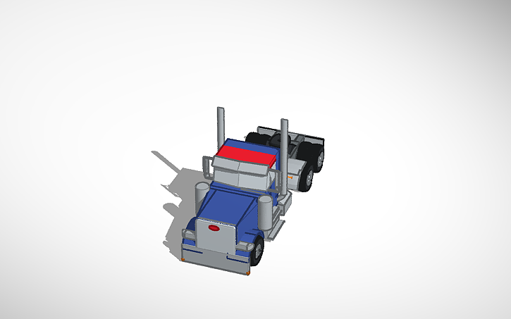 3D design peterbilt 389 - Tinkercad