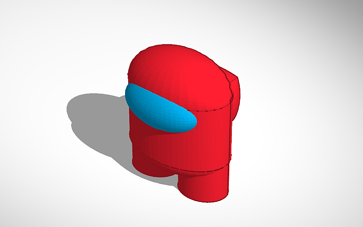 3D design Amongus - Tinkercad