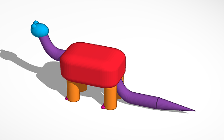 3D design Dinosaurios | Tinkercad