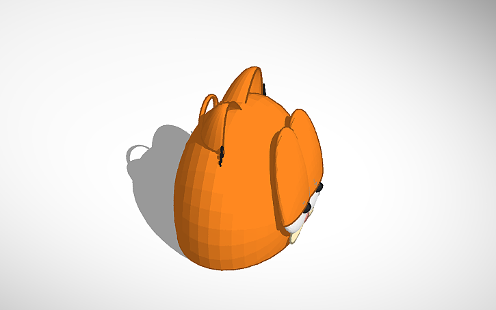 3D design Garfield keychain! - Tinkercad
