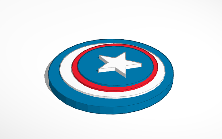 3D design cap sheld | Tinkercad